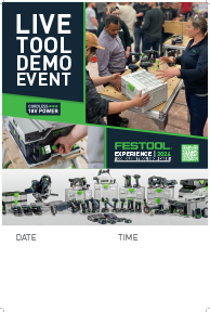 English - 2024 Festool Experience Poster - 57000410 – Festool Collateral