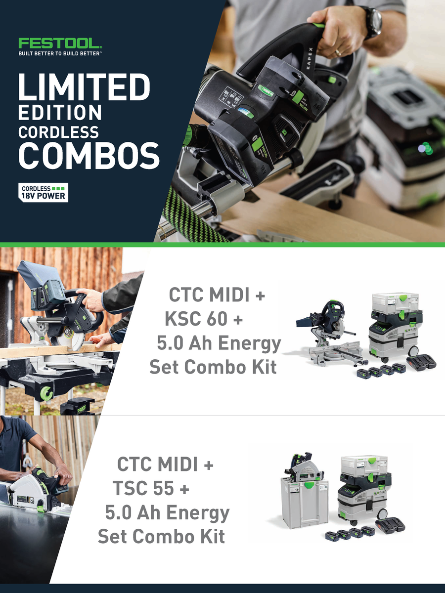 Poster - TSC55 & KSC60 Cordless Combos (57000424) – Festool Collateral