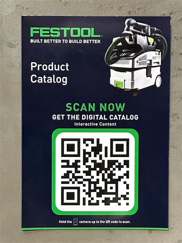 Magnet - Universal N-Am Catalog QR Code - 57000288 – Festool Collateral